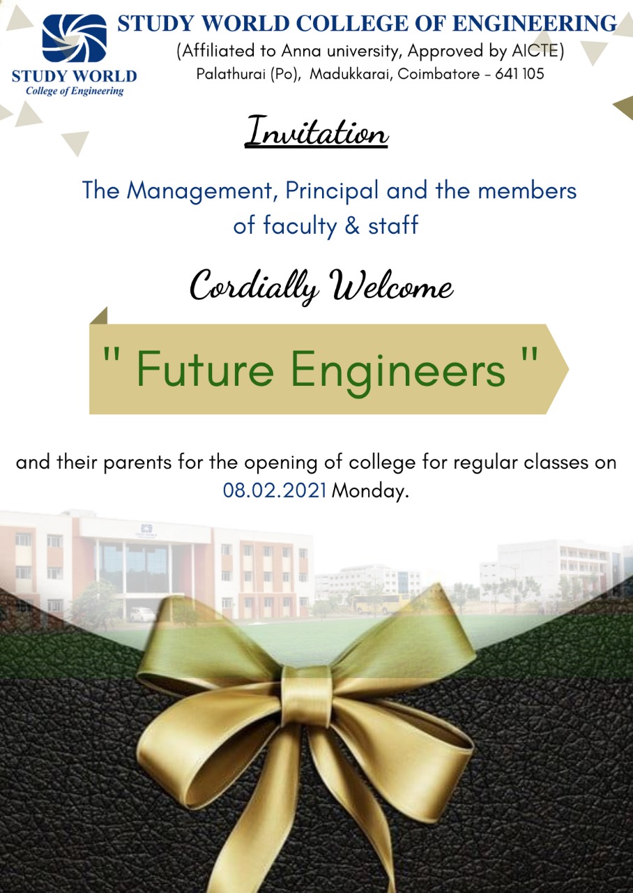 Future Engineers - Study World College of Engineering, SWCE | Your ...